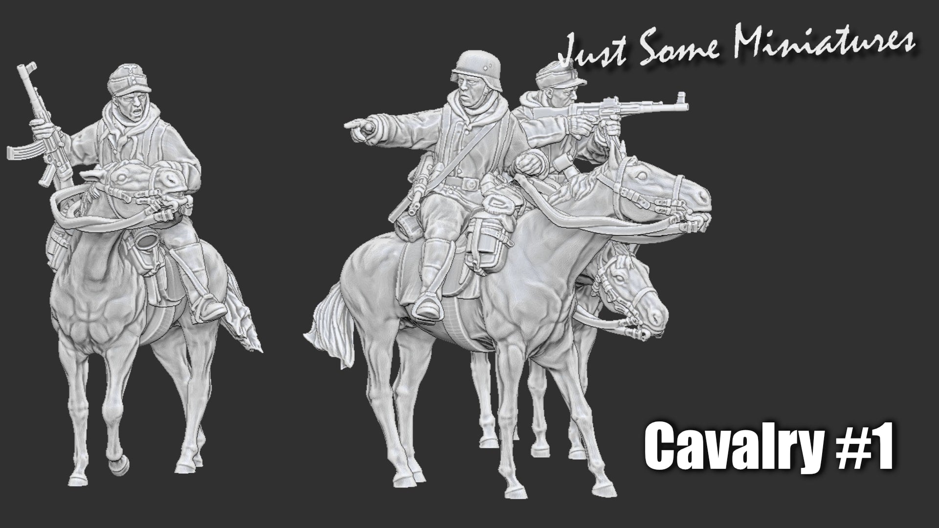 JUST SOME MINIATURES Cavalry Recon Squad Late war Set 1 28mm – UPPSALA ...